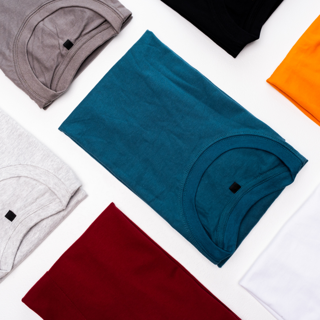 Shop Stylish Plain T-shirts for Men | Trendy and Versatile Designs